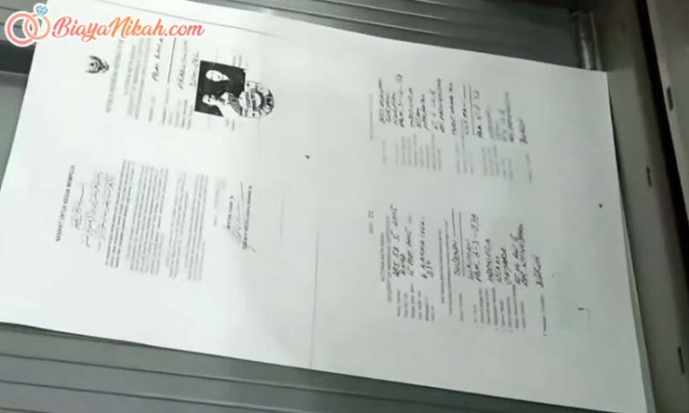 2 Contoh Fotocopy Buku Nikah Cerai dan Paspor yang Benar - Biayanikah.id