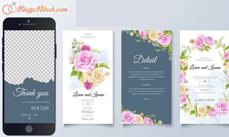 14 Undangan Pernikahan Digital Gratis Terbaru 2025 - Biayanikah.id